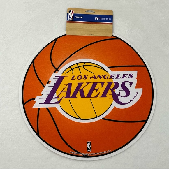 NBA | Wall Decor | Los Angeles La Lakers Nba Basketball Shape Rico Ind ...